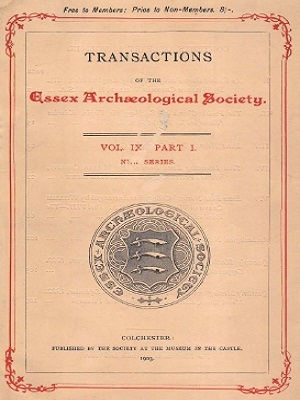 Essex Archaeology and History (Transactions) | Publications | Essex ...